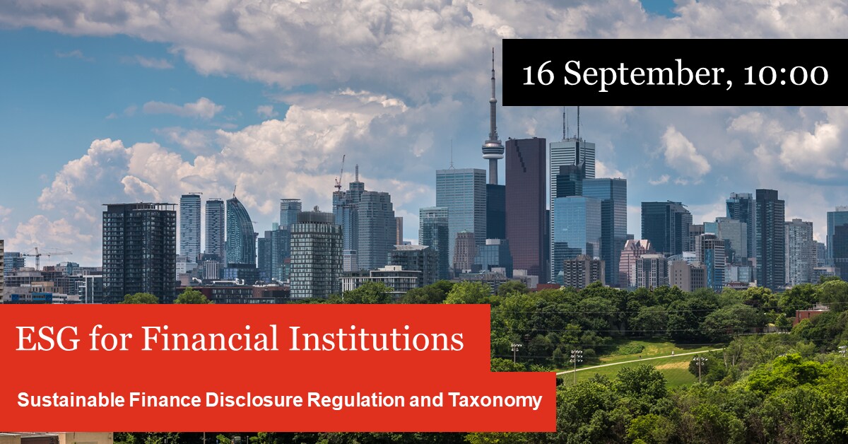 Sustainable Finance Disclosure Regulation