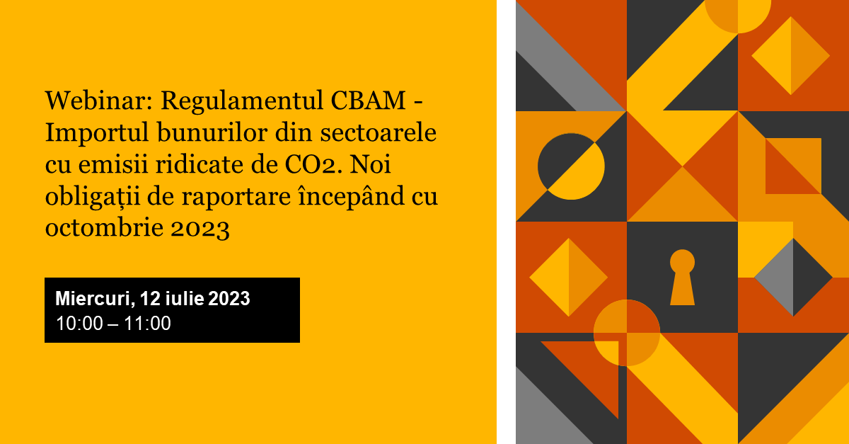 Webinar PwC - Regulamentul CBAM - Importul bunurilor din sectoarele cu ...